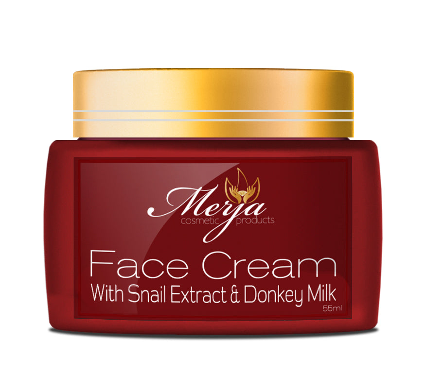 Face Cream With Snail Extract & Donkey Milk – Merja Bio